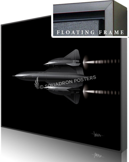 Jet Black SR-71 Lithograph - Squadron Posters