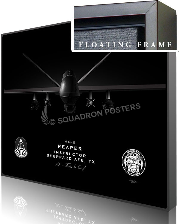 Sheppard AFB 362d TRS Jet Black Lithograph - Squadron Posters