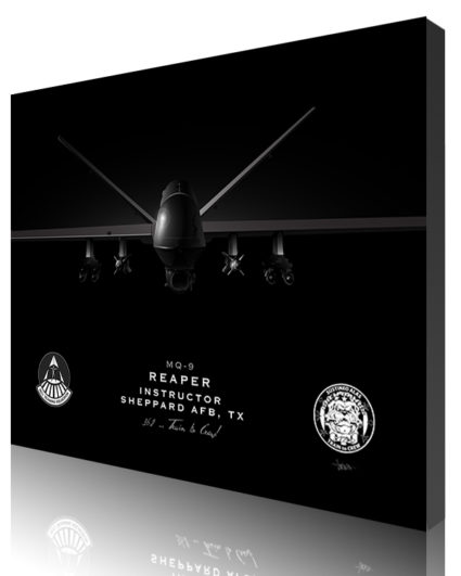 Sheppard AFB 362d TRS Jet Black Lithograph - Squadron Posters