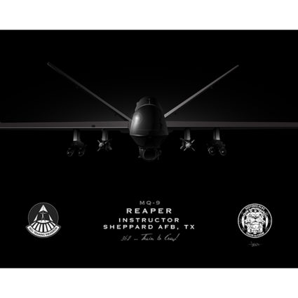 Sheppard AFB 362d TRS Jet Black Super Wide - Squadron Posters