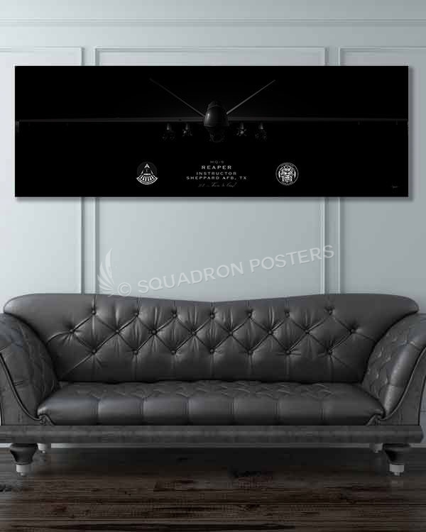 Sheppard AFB 362d TRS Jet Black Super Wide - Squadron Posters