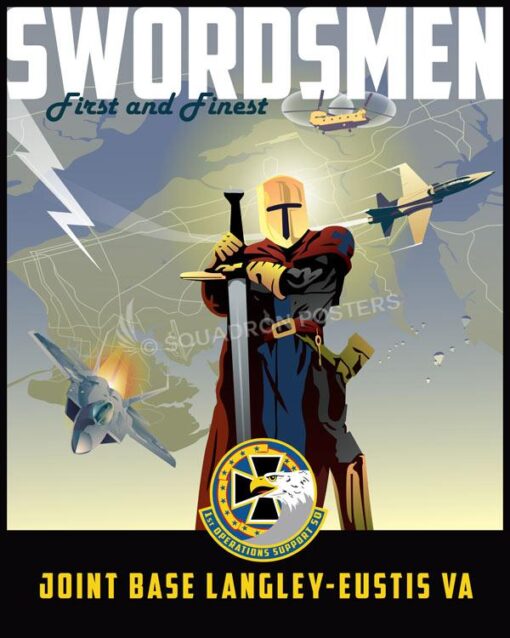 Joint Base Langley Eustis 1st Operations Support Squadron art ...