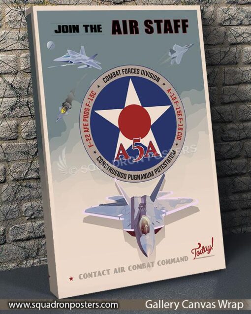 JB Langley-Eustis Join the Air Staff - Squadron Posters