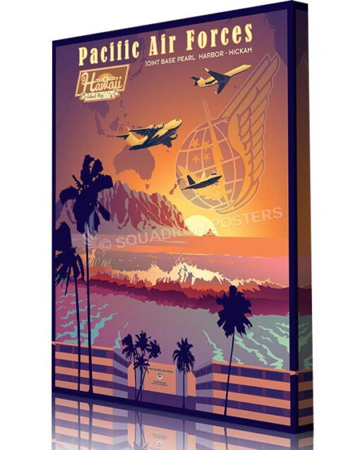 Joint Base Pearl Harbor Hickam Pacific Air Forces - Squadron Posters