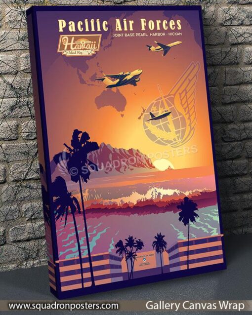Joint Base Pearl Harbor Hickam Pacific Air Forces - Squadron Posters