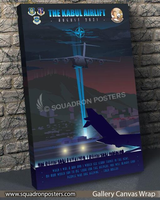 Kabul Airlift 816th EAS Art - Squadron Posters