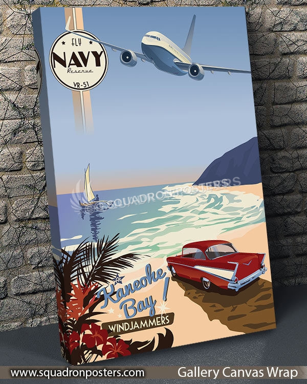 VR-51 C-40A - Windjammers - Squadron Posters