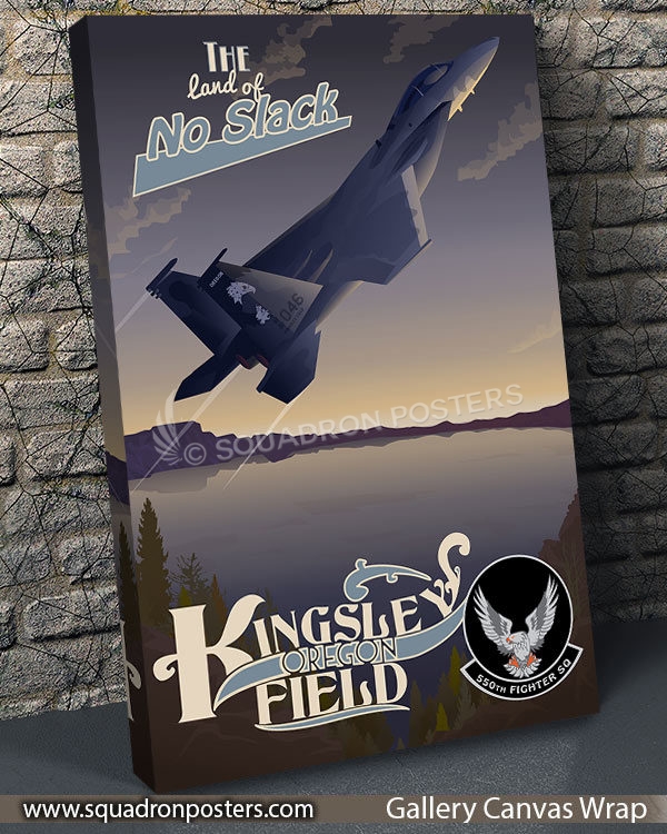 Kingsley Field - 550th Fighter Squadron - Squadron Posters
