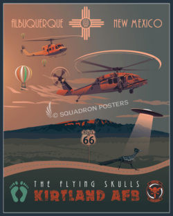 Kirtland AFB HH-60 512th RQS - Squadron Posters
