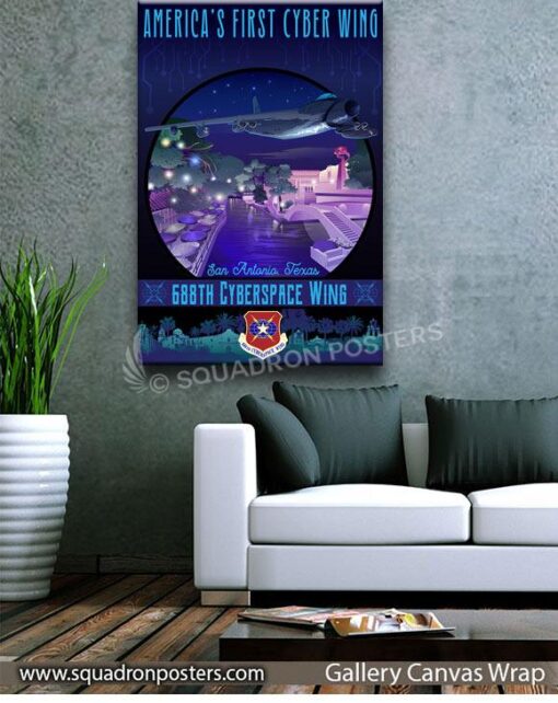 Lackland AFB RB-47E 688th CW - Squadron Posters