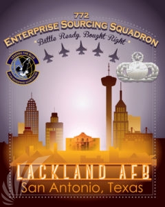 Lackland AF Civil Engineering Center 772d ESS - Squadron Posters