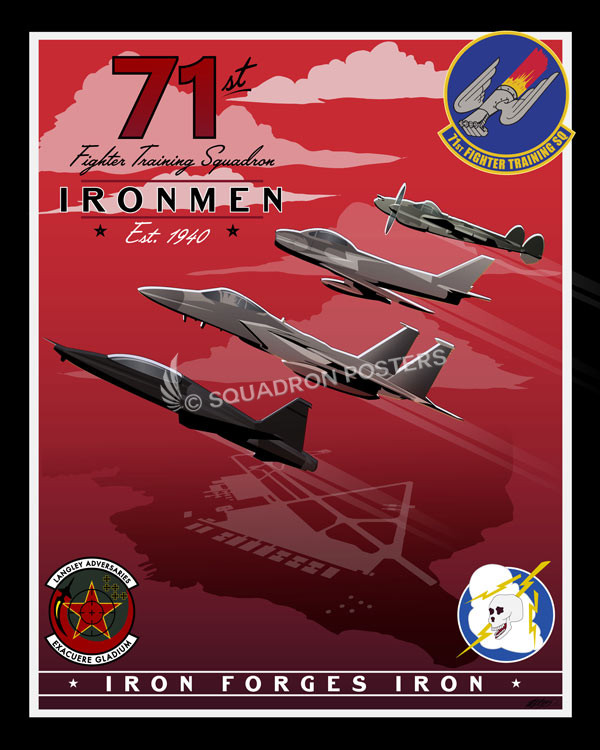 Langley AFB 71st FTS - Squadron Posters