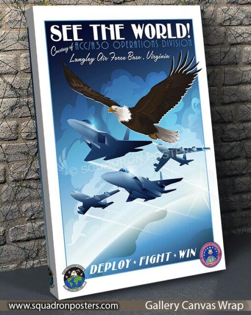 Langley AFB ACC A3O - Squadron Posters