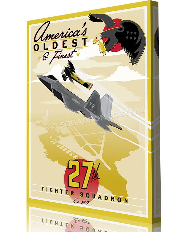 Langley AFB 27th FS - Squadron Posters