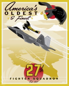 Langley AFB 27th FS - Squadron Posters