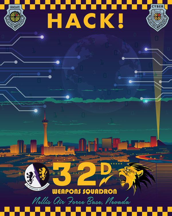 Nellis AFB 32nd WPS - Squadron Posters