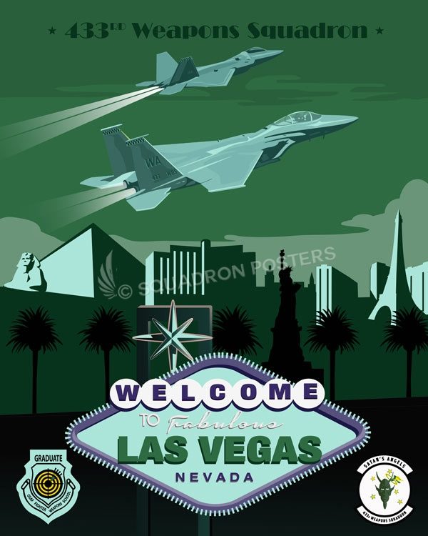Nellis AFB 433d Weapons Squadron - Squadron Posters