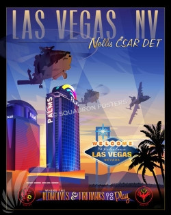 Las Vegas HSC-84 "Red Wolves" and HSC-85 "Firehawks" - Squadron Posters