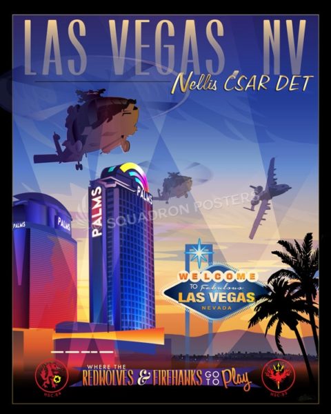 Las Vegas HSC-84 "Red Wolves" and HSC-85 "Firehawks" - Squadron Posters