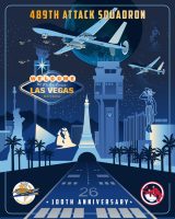 489th Attack Squadron 100th Anniversary Art - Squadron Posters