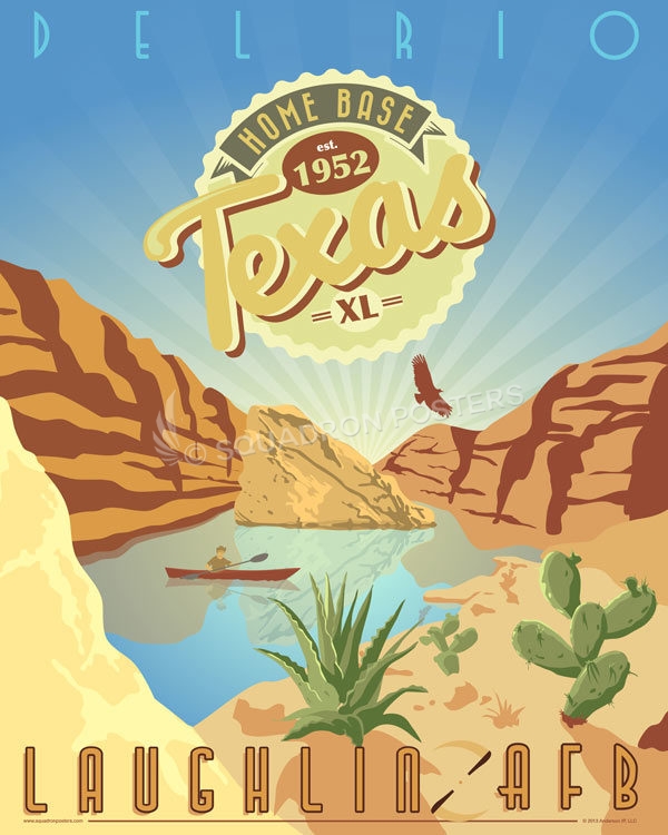 Laughlin AFB Home Base - Squadron Posters