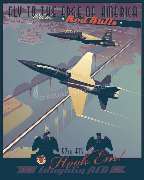 Laughlin AFB 87th Flying Training Squadron - Squadron Posters