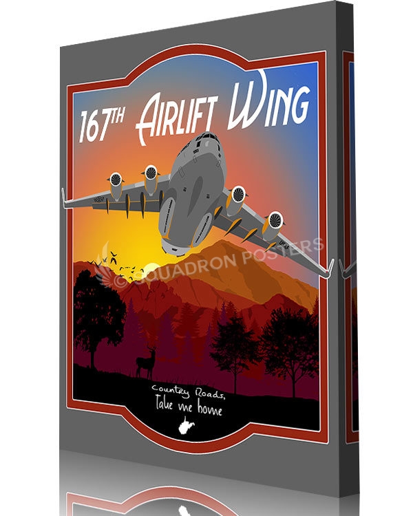 167th AW Low Level C-17 - Squadron Posters