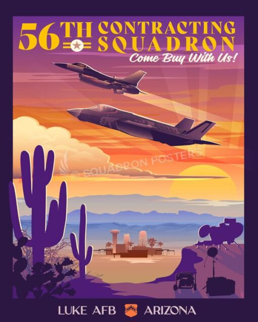 Luke AFB 56 CONS - Squadron Posters