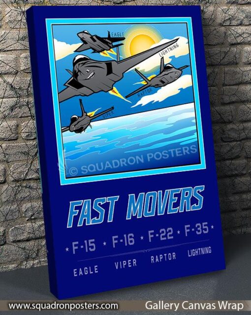 Mission Complete FAST MOVERS Book Art - Squadron Posters