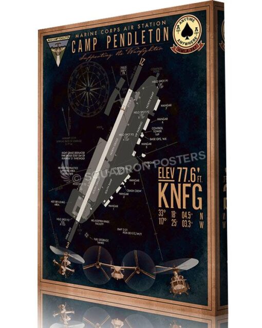 MCAS Camp Pendleton KNFG HMLA-267 Airfield Art - Squadron Posters