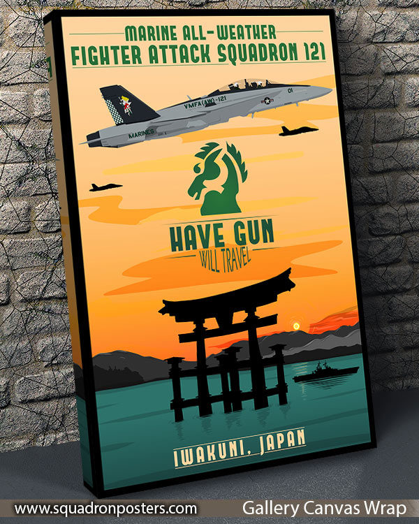 MCAS Iwakuni VMFA-121 F-18D - Squadron Posters