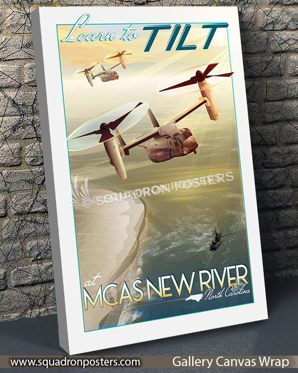 MCAS New River Learn to Tilt CV-22 - Squadron Posters