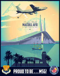 Macdill AFB 6th MSG - Squadron Posters