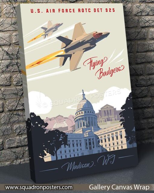 Madison Wisconsin US AFROTC DET 925 Art - Squadron Posters