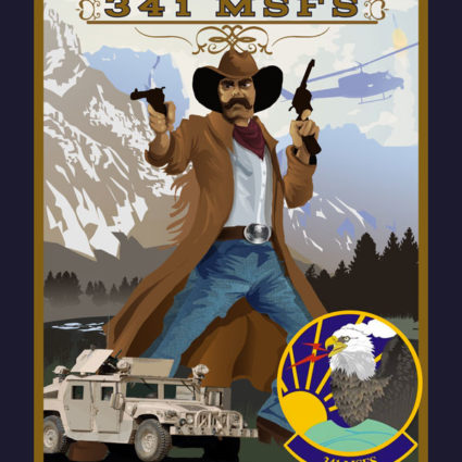 Malmstrom AFB 341st SFS Baseside - Squadron Posters