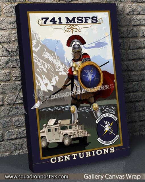 Malmstrom AFB 741st MSFS Centurions - Squadron Posters