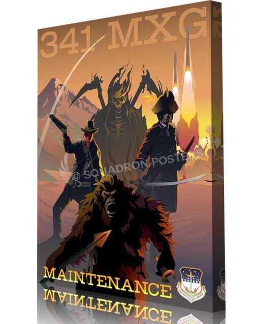 Malmstrom AFB 341st MXG - Squadron Posters
