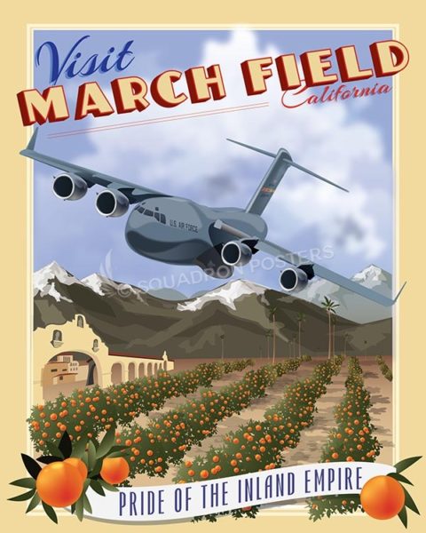 March Field C-17 - Squadron Posters