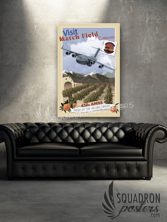 March Field 452nd Aircraft Maintenance Squadron - Squadron Posters