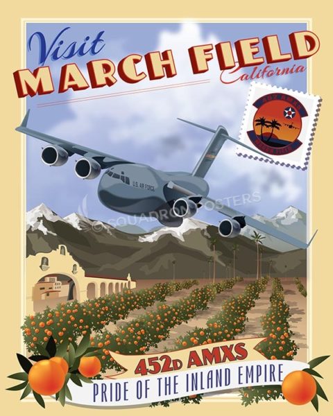 March Field 452nd Aircraft Maintenance Squadron - Squadron Posters