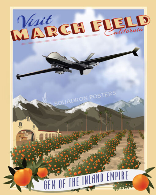 March Field 160th Attack Squadron - Squadron Posters