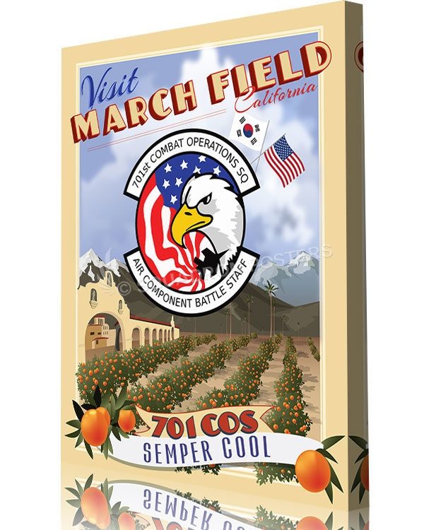 March ARB 701 COS - Squadron Posters