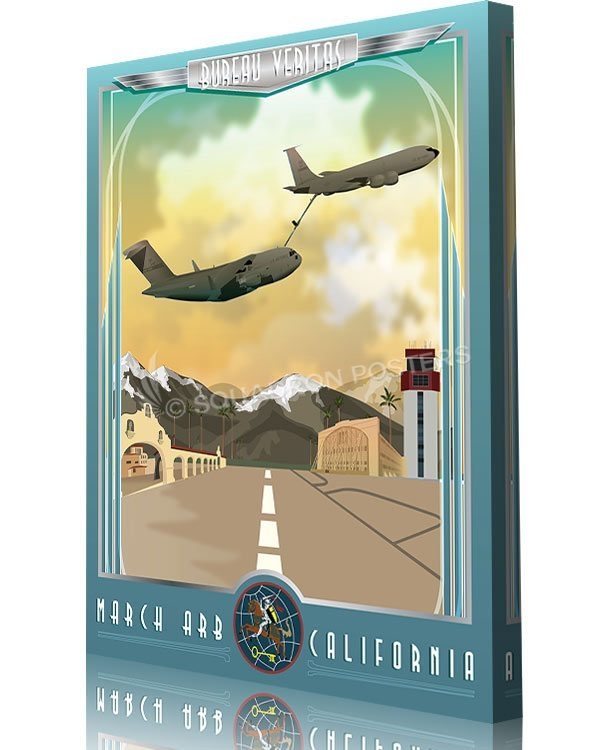 March Air Reserve Base 452 AMW - Squadron Posters