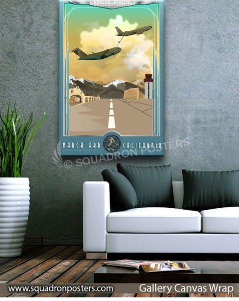March Air Reserve Base 452 AMW - Squadron Posters