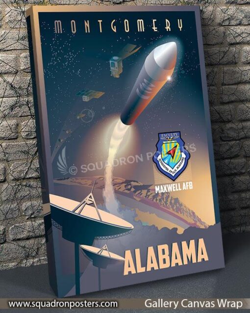 Maxwell AFB Schriever Space Scholars Program - Squadron Posters