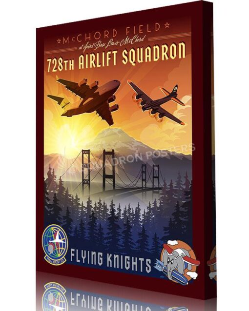 McChord Field 728th AS - Squadron Posters