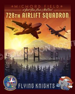 McChord Field 728th AS - Squadron Posters