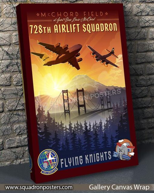 McChord Field 728th AS - Squadron Posters