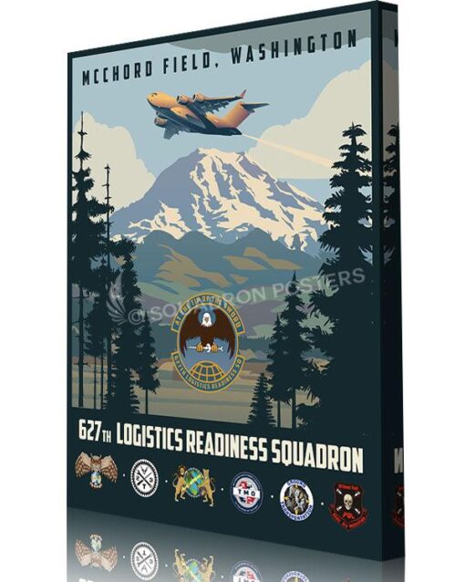 McChord Field Washington 627th LRS - Squadron Posters