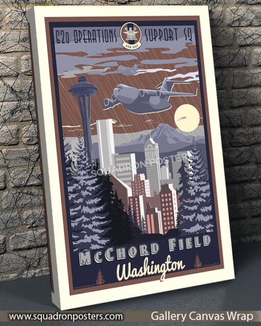 Mcchord Field 62d OSS - Squadron Posters